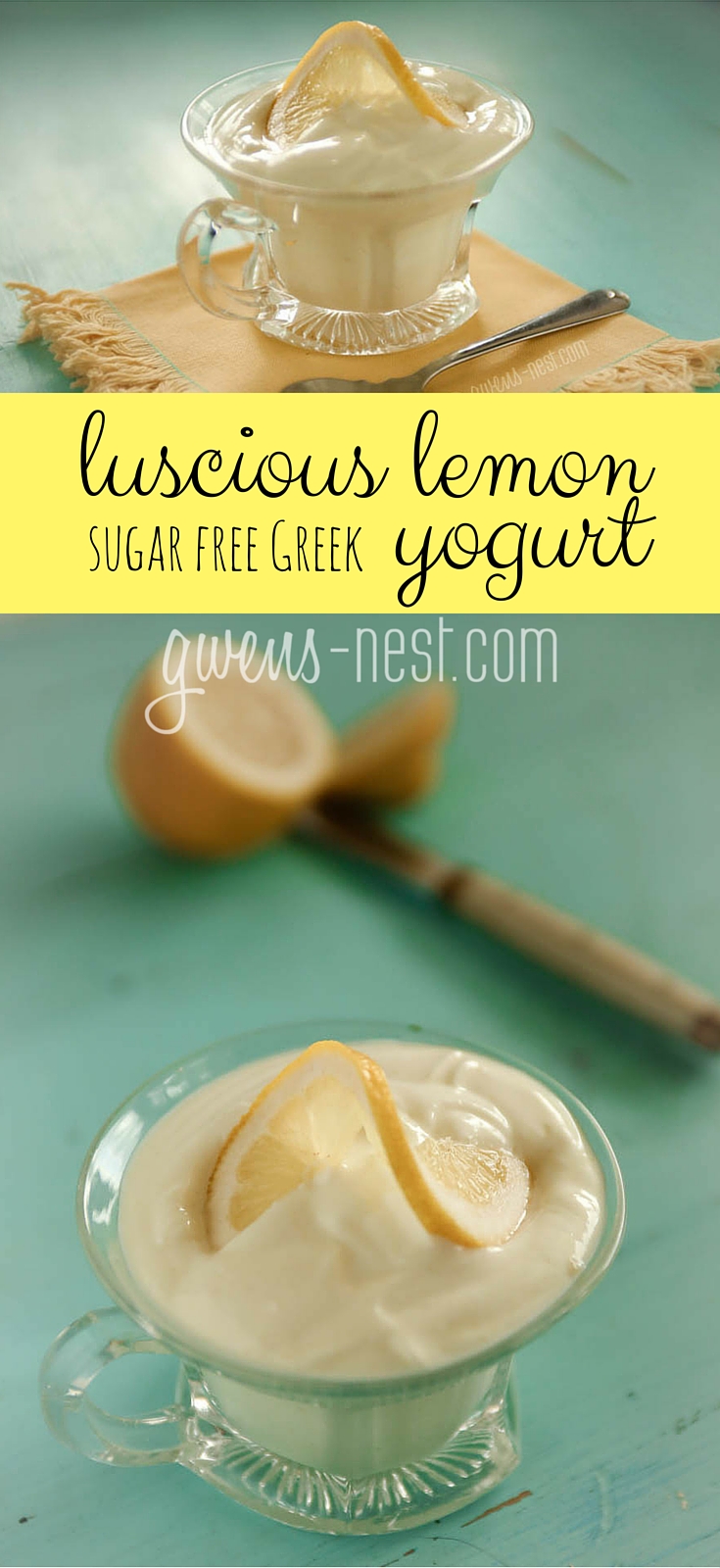 Luscious Lemon Yogurt Recipe - Gwen's Nest